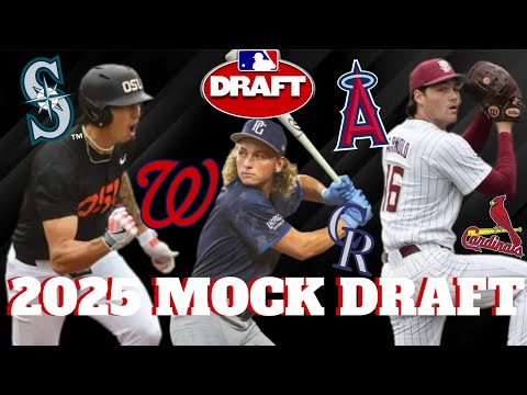 My 2025 MLB Mock Draft + MLB Comps for Each Draftee! (Holliday, Arquette, Doyle, LaViollete & More!)
