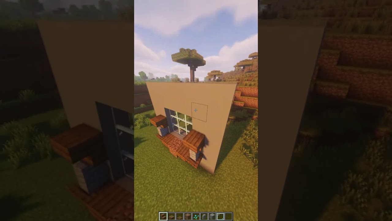 3x3 SPRUCE Window DESIGN!#viral #minecraftbuilds #minecraft