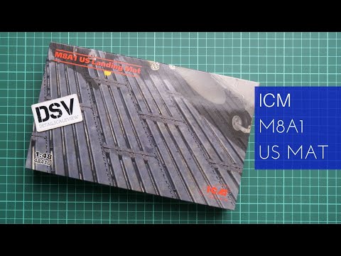 M8A1 US Landing Mat (153x245mm), ICM 48410 (2024)