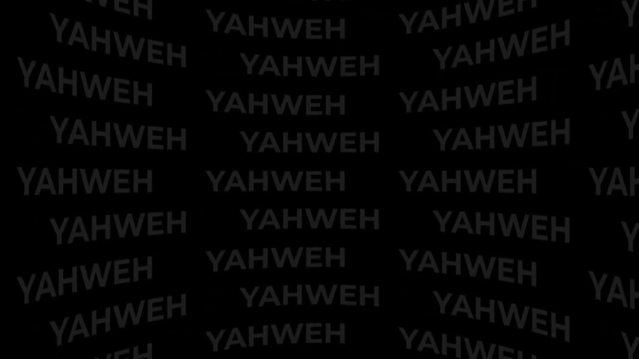 FREE YAHWEH (YHWH) Concave Motion Background | Eternal, Wavy Text Visual for Worship motion graphics