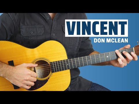 Vincent (Starry Starry Night) by Don McLean - Guitar Lesson