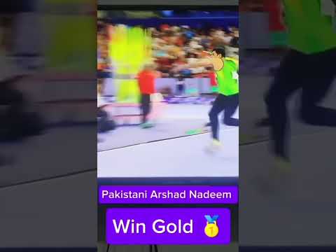 Pakistani Arshad Nadeem win Gold 🎖 2024#olmpic #games