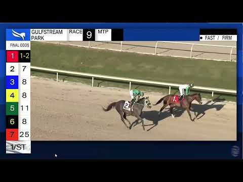 Lure Him In Wins The Sunshine Classic, Full race 9 at Gulfstream Park Jan 20 2024