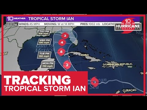 Tropical Storm Ian: See latest forecast cone, spaghetti models, satellite