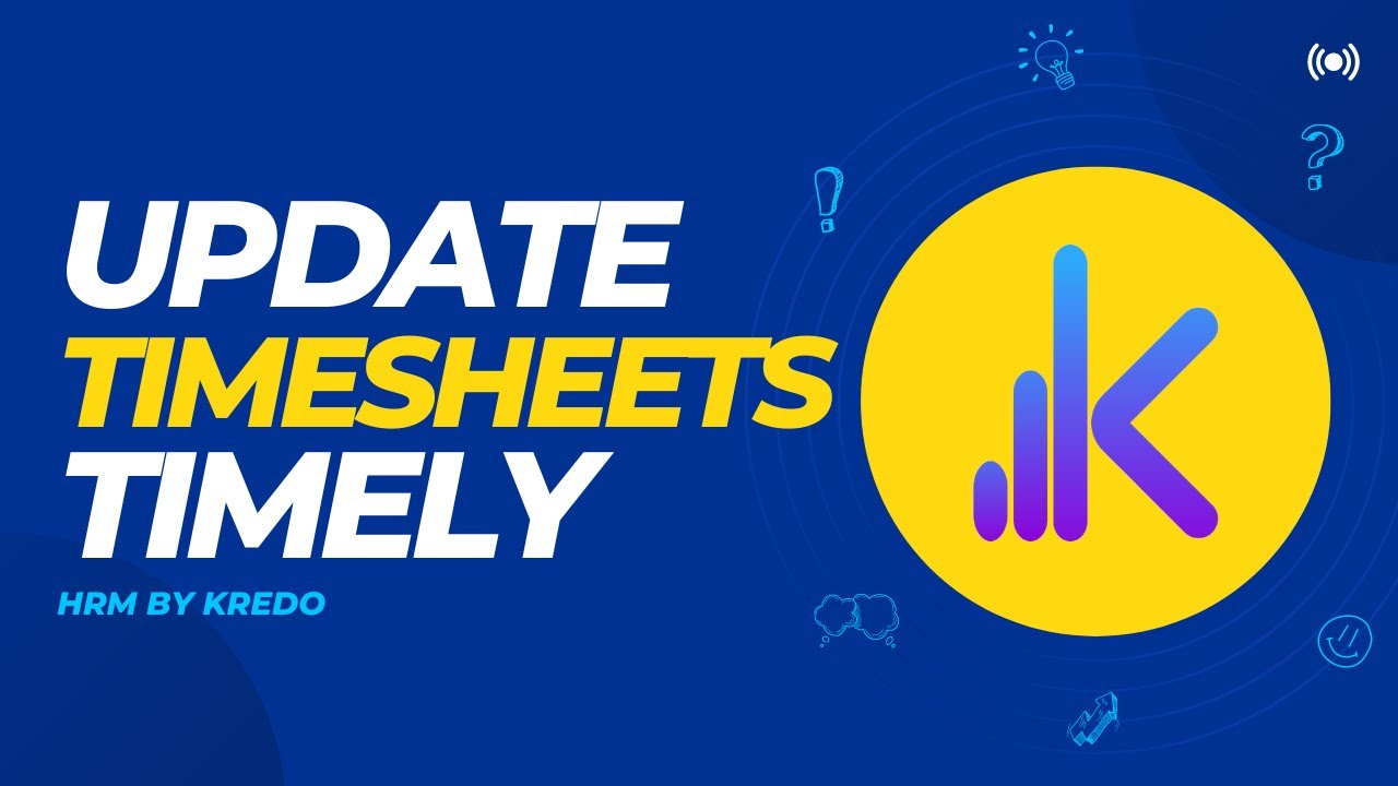 Kredo HRM Timesheet Update