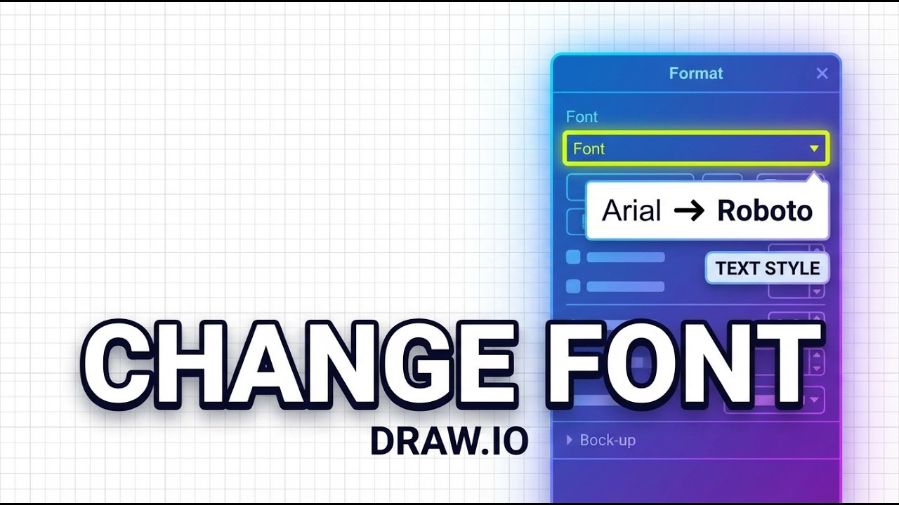 How to Change Font in Draw.io