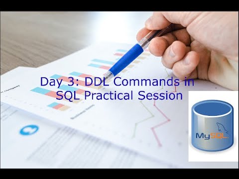 Day 3: DDL Commands in SQL Practical Session