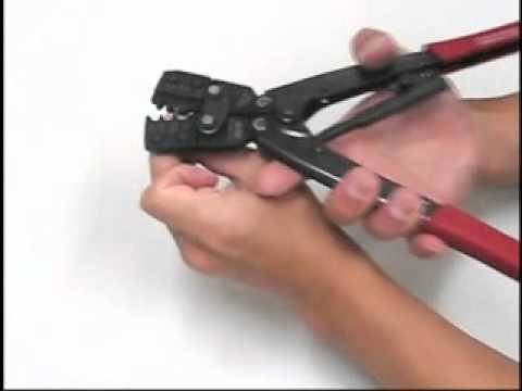 Universal crimping tool for Molex & JST (ratcheting)