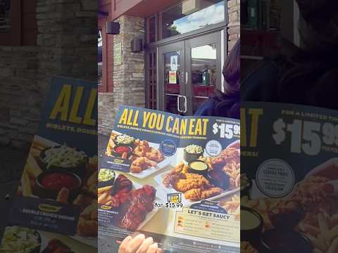 Applebee’s NEW All You Can Eat Deal. Only $15.99 #shorts