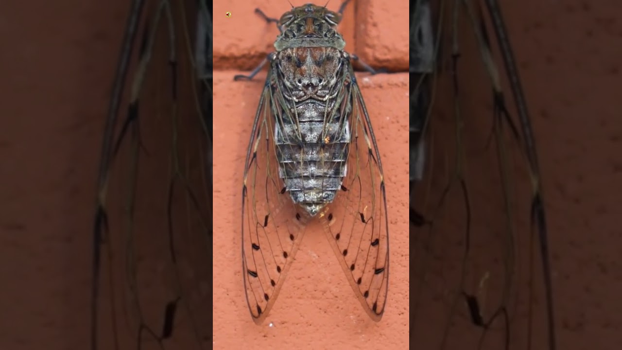 Cicada Sound (Cicada insect on the wall)