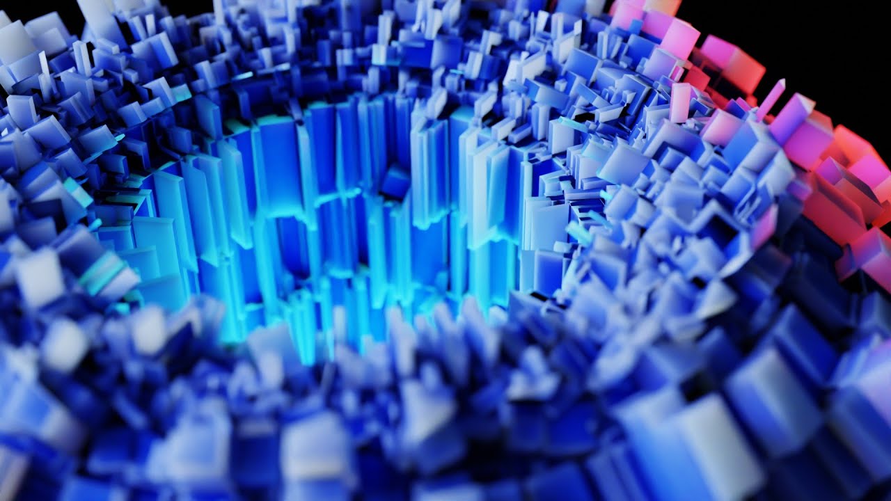 Create an abstract sci-fi structure with geometry nodes! | Blender beginner tutorial