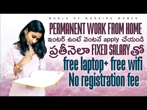 Telugu Jobs|Work From Home In Telugu|worldofworkingwoman|workfromhomejobs|Jobs For Freshers|Parttime