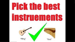 How to find the best instruments for your song!