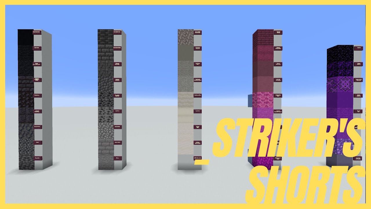 Minecraft Block Gradients - Magenta