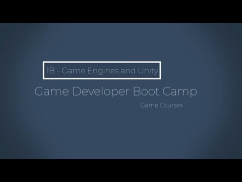 1B – Game Engines and Unity Versions – game.courses