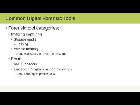 Common Digital Forensic Tools