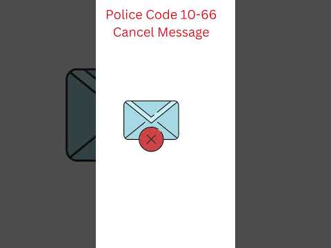 Police Code 10 66 Cancel Message #codes #policeradio #automobile #police #radiocode