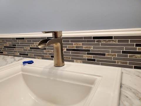 Upgrade for vanity that's situated between two walls