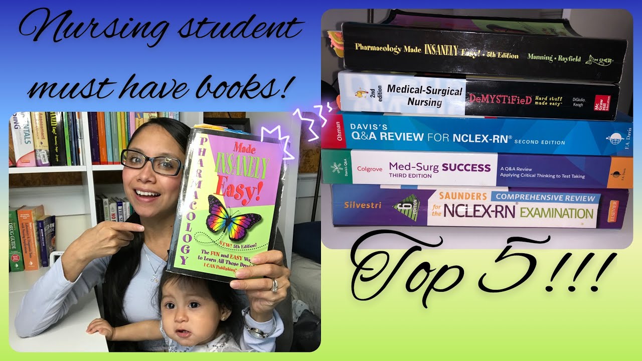 Nursing school books | Top 5 must-haves!
