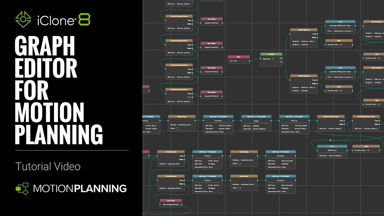 Graph Editor for Motion Planning | iClone 8 Tutorial