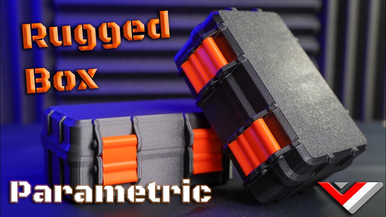3D printed Rugged Box - Parametric