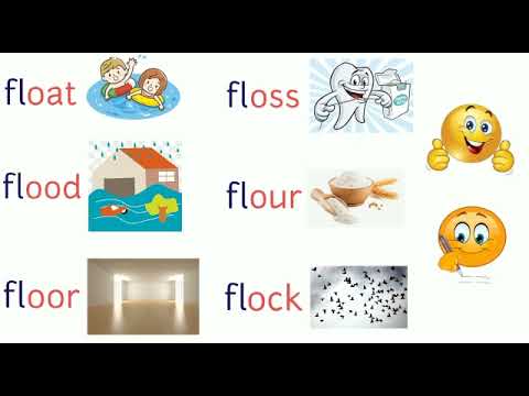 "fl" words / Consonant blends / Initial blends "fl" 5 letter words with vowels "O" / fl blend sounds
