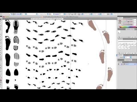 Human Footprint Adobe Illustrator Brush Preview | Tradigital Art ...