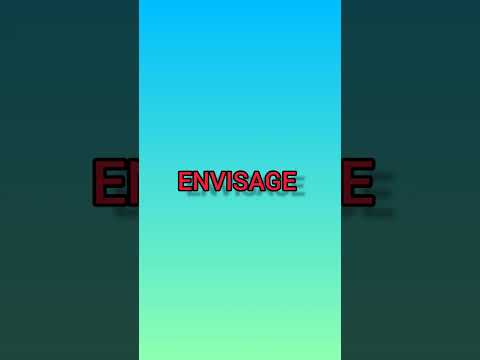 Pronunciation of ENVISAGE | Learn with Karthick Raja