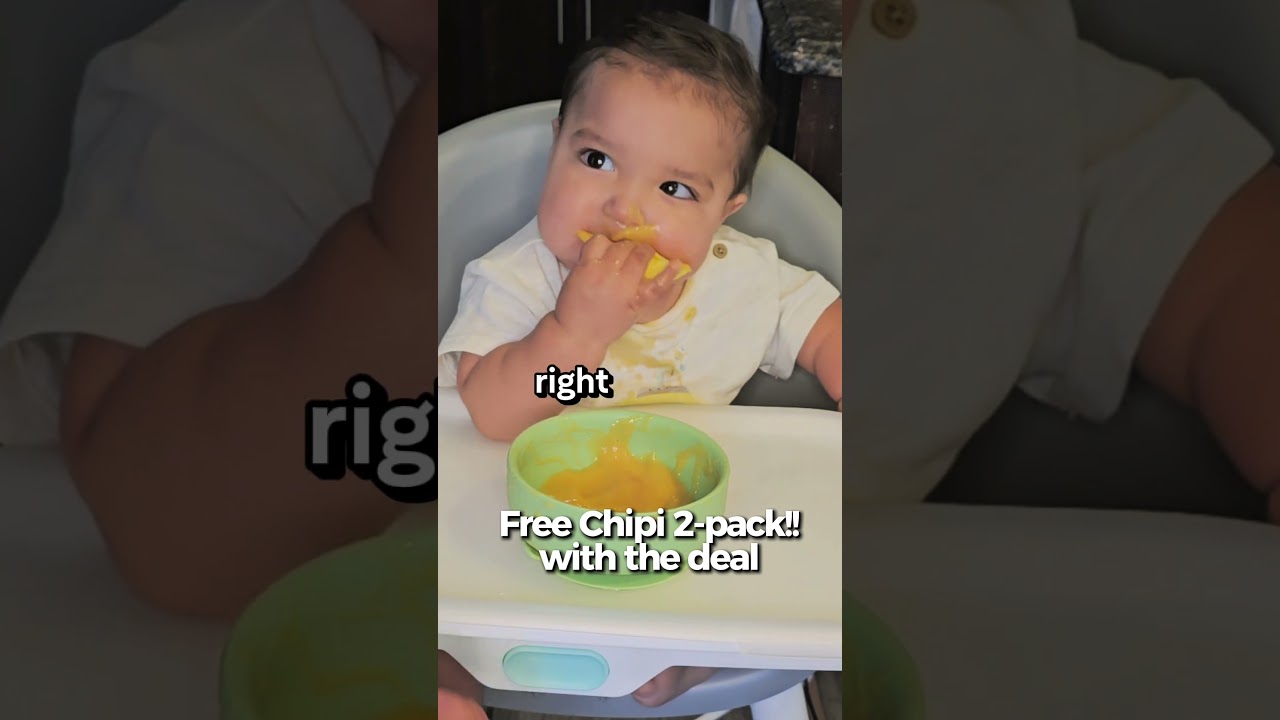 You shouldn’t have to teach your baby how to hold a spoon.Chipi does it for you #babydevelopment