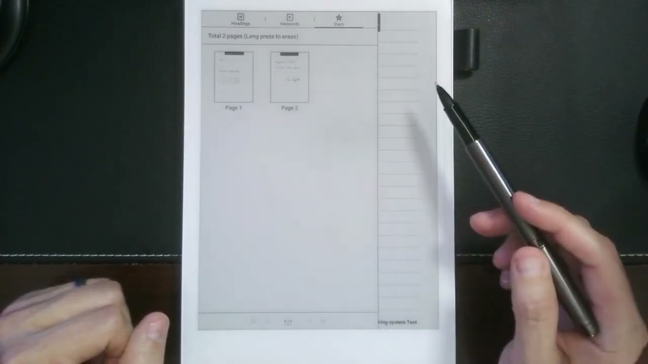 Supernote: Keywords & Stars in Notes