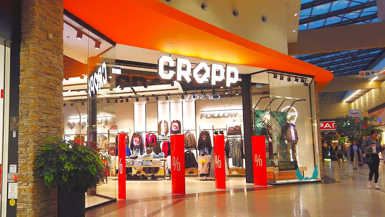 Shopping in Kranj, Qlandija, Supernova, Slovenia - 4K Virtual Walk