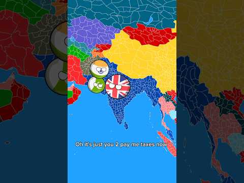 1947 story of how india and pakistan got their independence || countries in a nutshell #countryballs