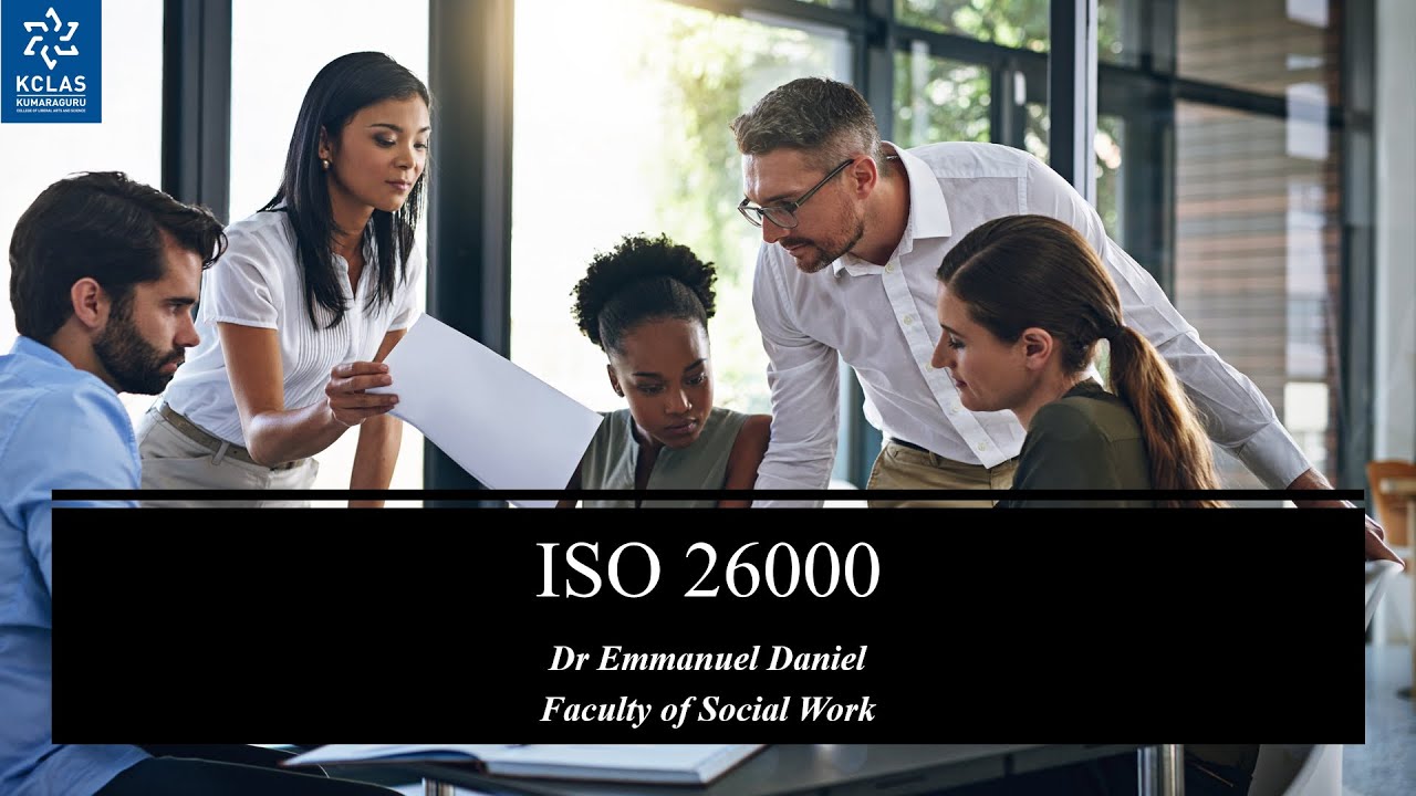 ISO 26000 | Dr Emmanuel Daniel