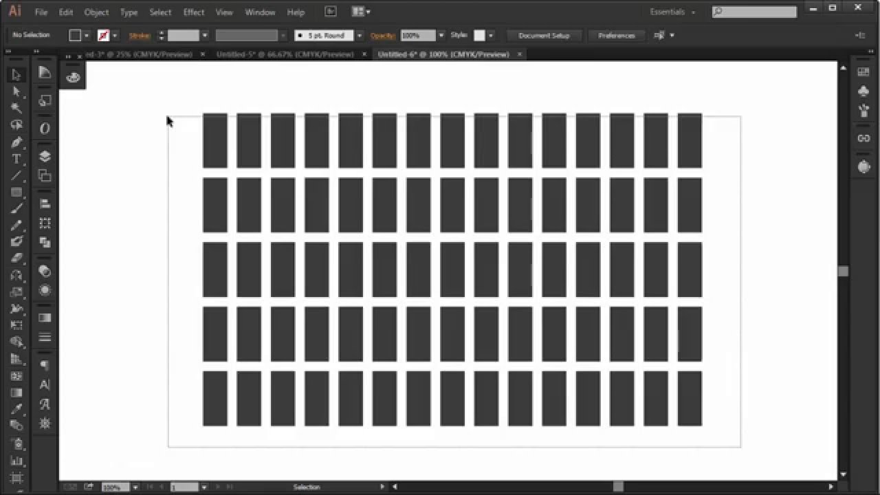 How to Split Object into Grid using Adobe Illustrator