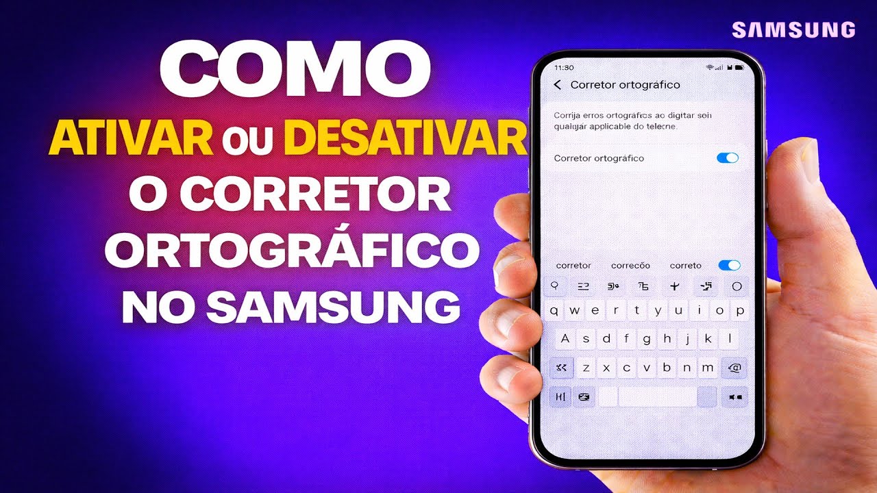 How to activate or deactivate spell check on Samsung