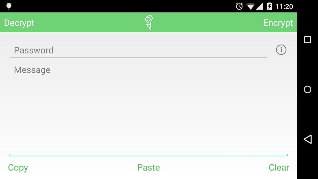 AES Crypto message encryption for Android