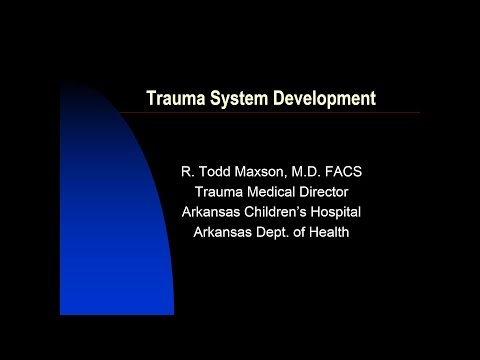 Trauma System Development