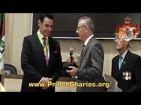 HIRH Prince Gharios El Chemor of Ghassan receives UN Peace Corps Medal ...