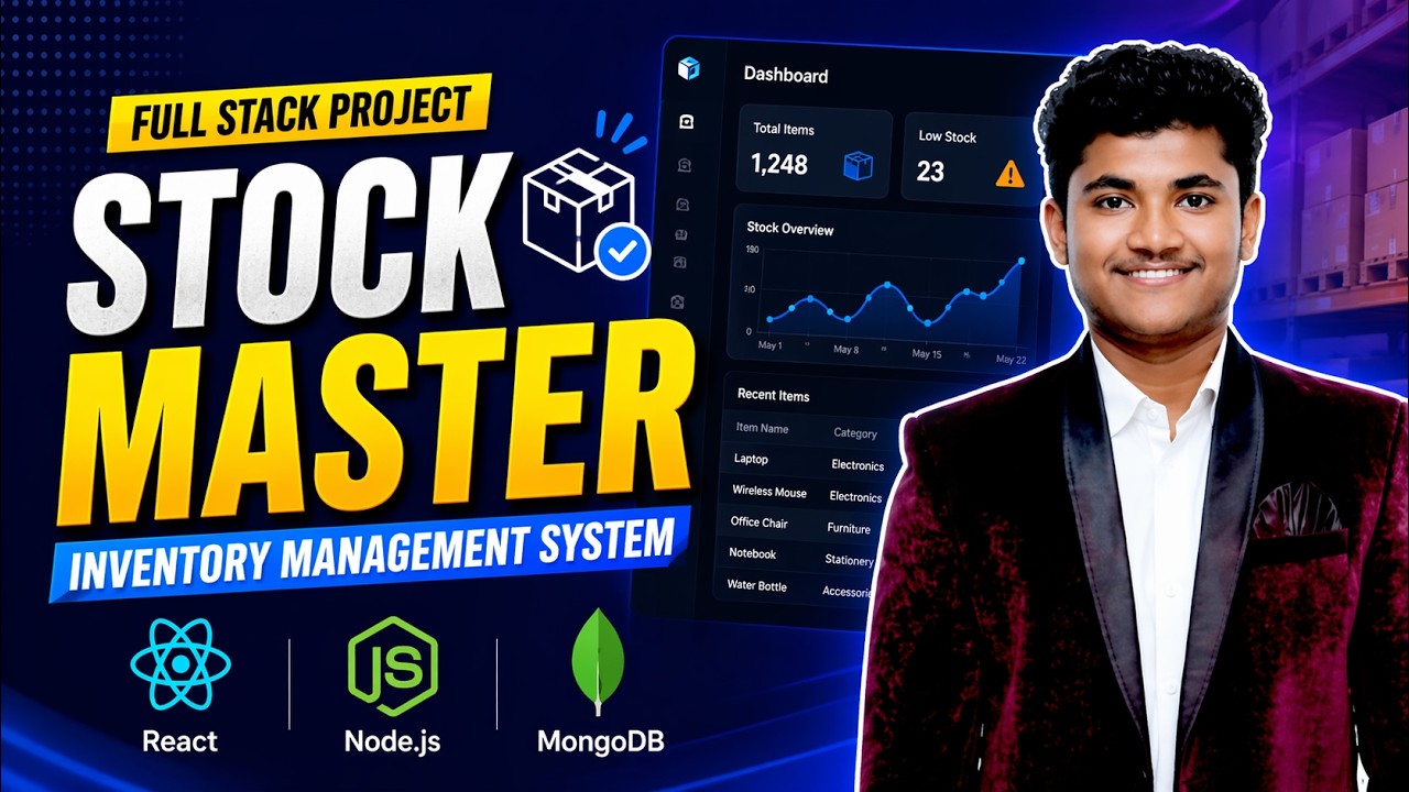 StockMaster: Full-Stack MERN Inventory Management System | Project Demo