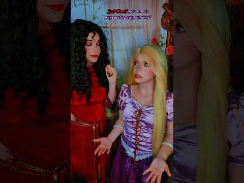 Expressing my opinion? | Mother Gothel & Rapunzel @nikkihatsunecosplay#cosplay | Tangled