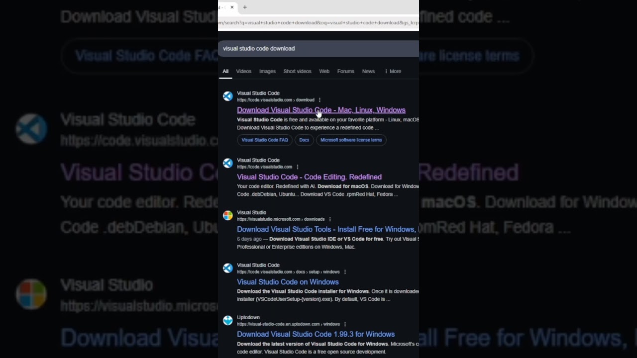 How to download Visual Studio code setup For window 10 part (1)