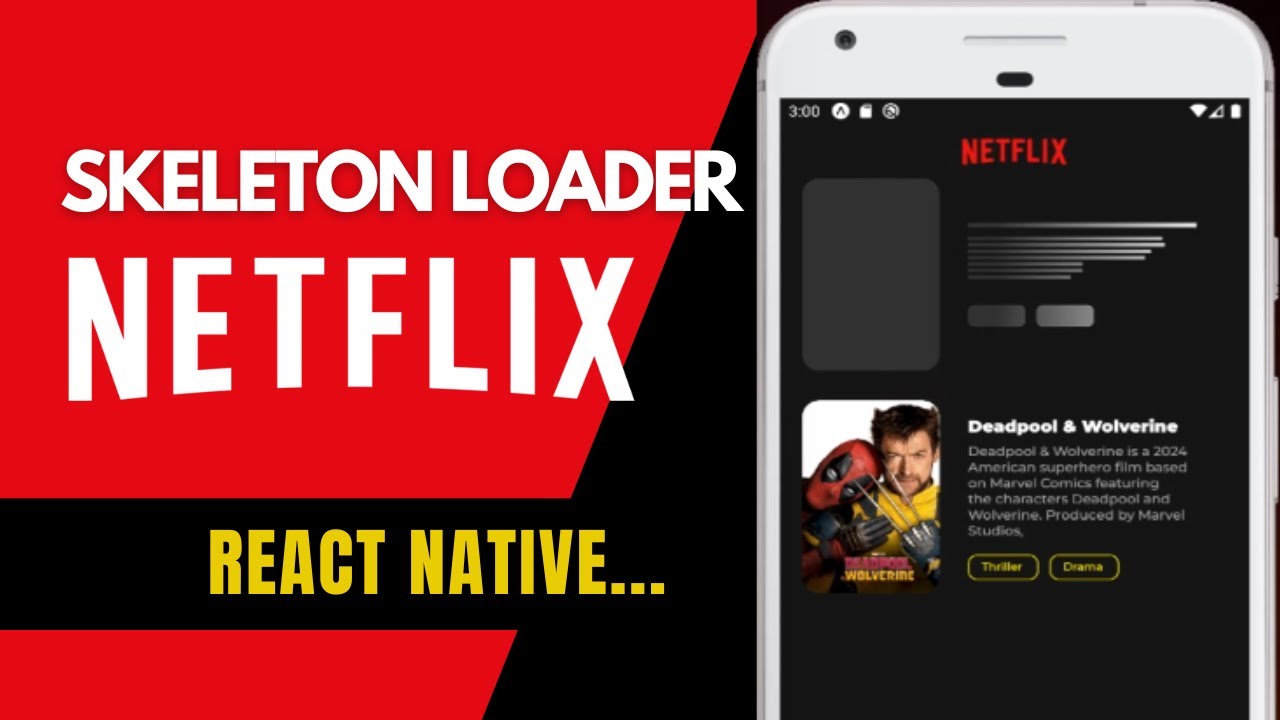 React Native Skeleton Loader (2025) | Netflix-Style Loading Screen