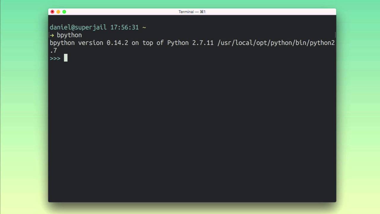 A better Python REPL – bpython vs python interpreter