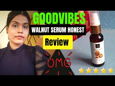 Good Vibes *WALNUT* Frizz Control Hair Serum Review | For Dry And Damage Hair π @itsmepapiya