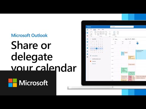 How to share and delegate your calendar - New Outlook for Windows