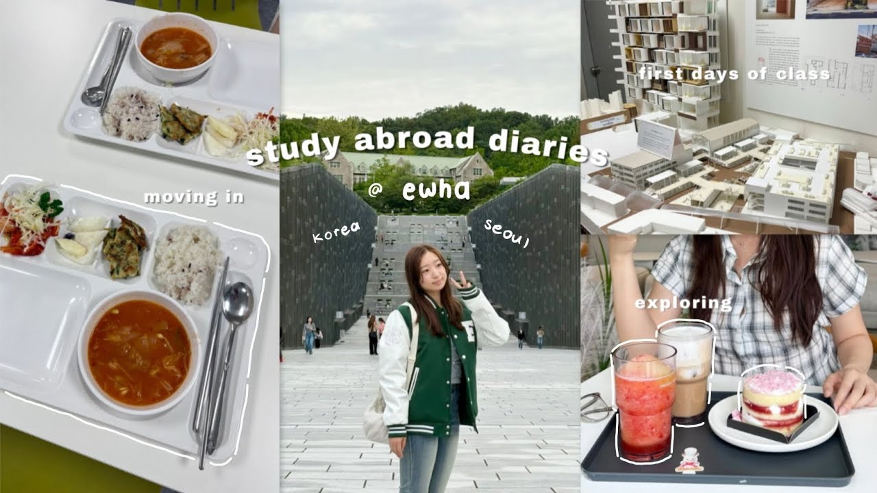 study abroad in korea📚: ewha womans university, dorm tour, first days of classes, exploring