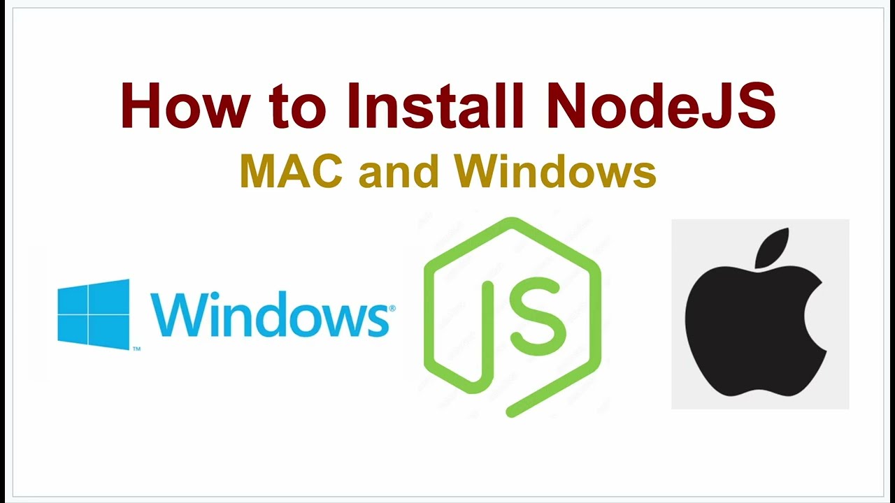 Installing NodeJS 2025 - MAC & Windows