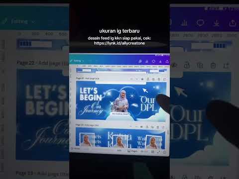 template feed ig kkn tema y2k ukuran baru instagram #template #feed #ig #kkn #canva #canvadesign