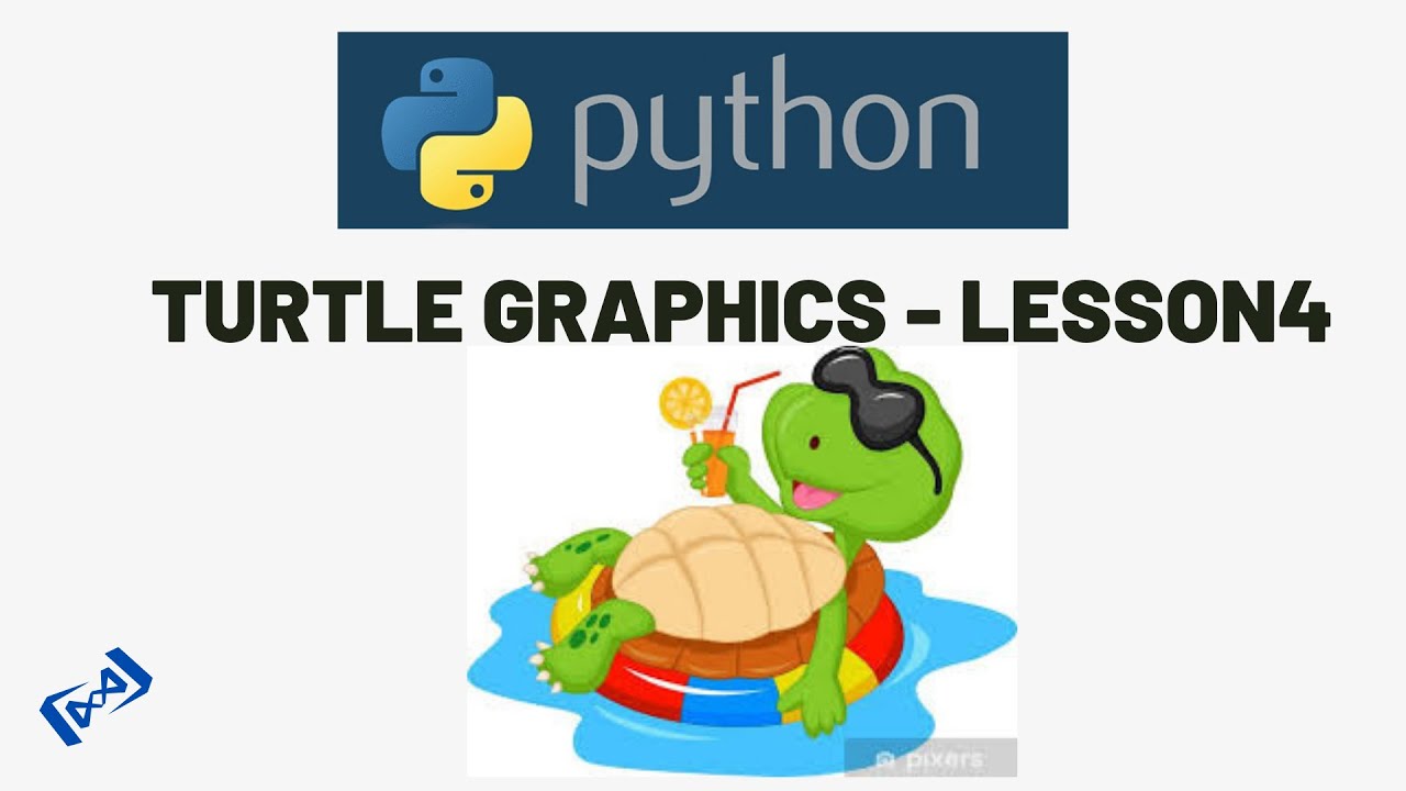 Python Turtle graphics Tutorial - LESSON 4 (home, dot, circle)