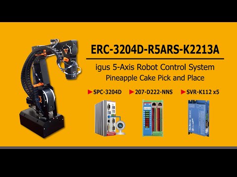 igus 5-Axis Robot Control System - Pineapple Cake Pick and Place Application